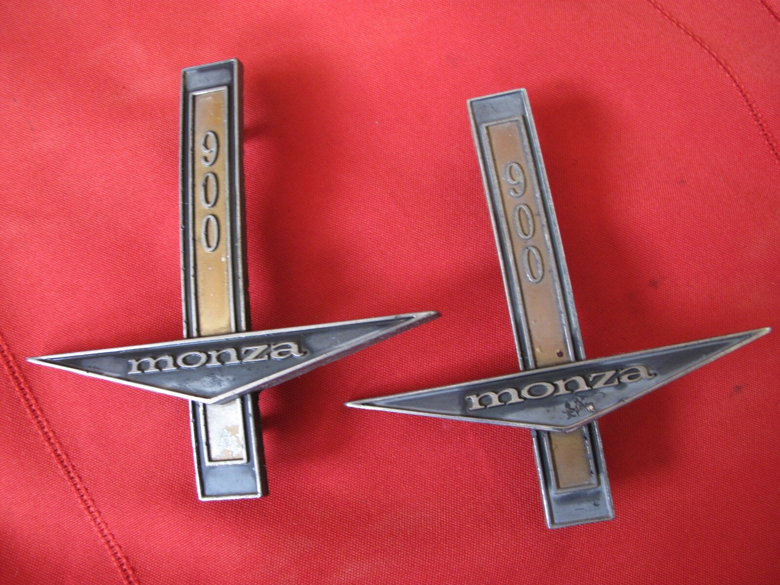 1960s Chevrolet Corvair MONZA 900 Side Fender Emblem Badge Original ...