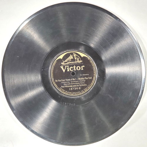 1921 Paul Whiteman Orchestra VG 78 RPM Record 10 inch Victor 18734 Do ...