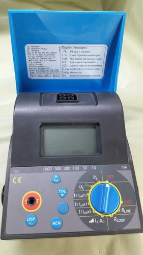 Metrel Mi 2120 Digital Loop RCD line Tester smartec without cable or ...