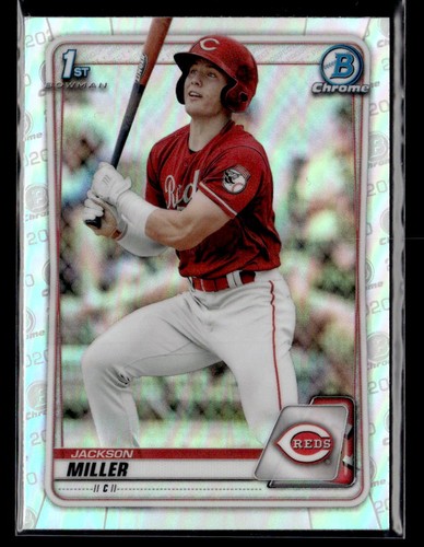Jackson Miller - 2020 Bowman Draft 1st Chrome Refractor #BD-116 ...