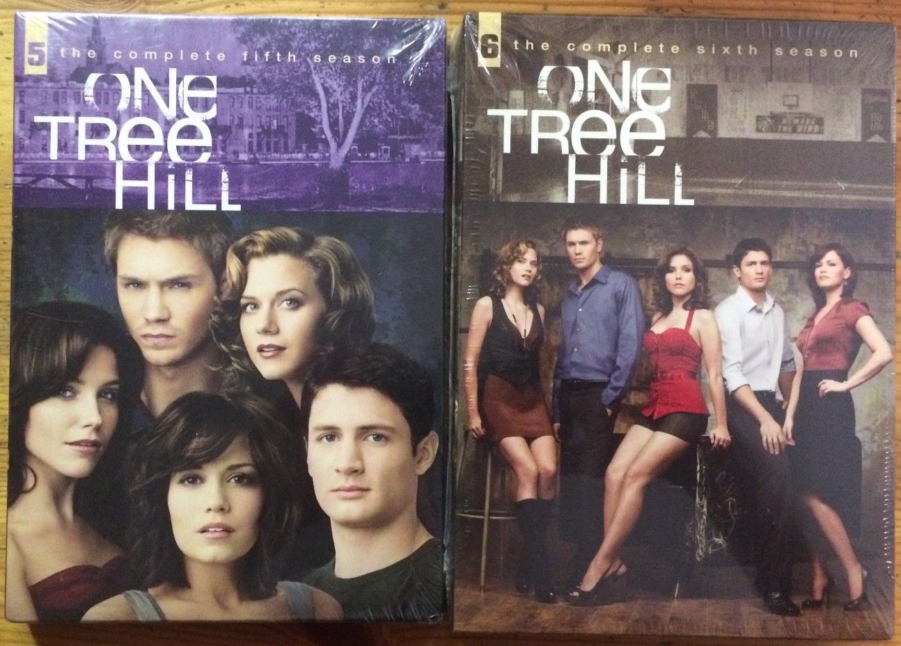 SEALED Lot of 2 One Tree Hill DVD Box Sets Complete Fifth & Sixth ...