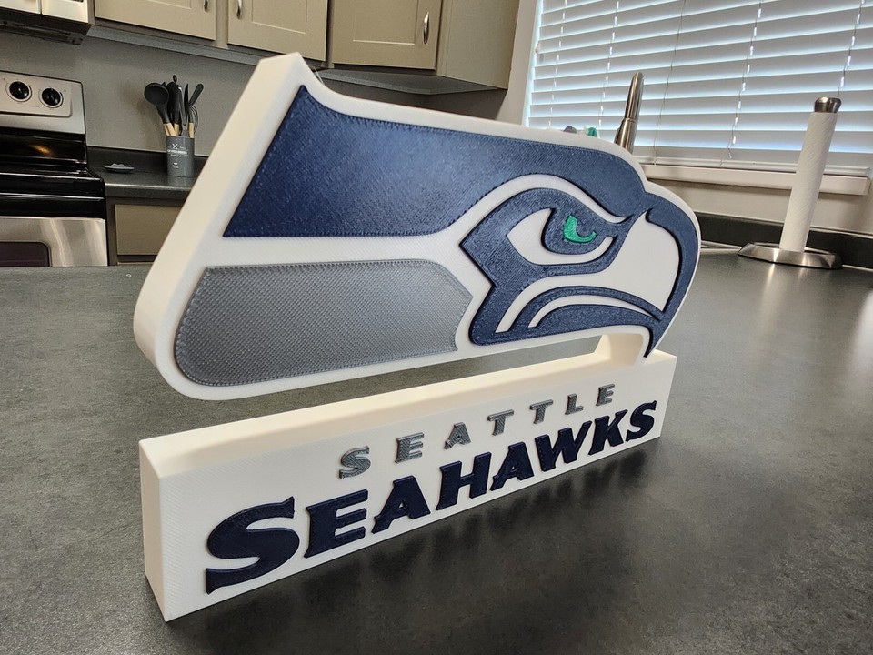 Seattle Seahawks 3d Printed Logo 8 Inch | eBay