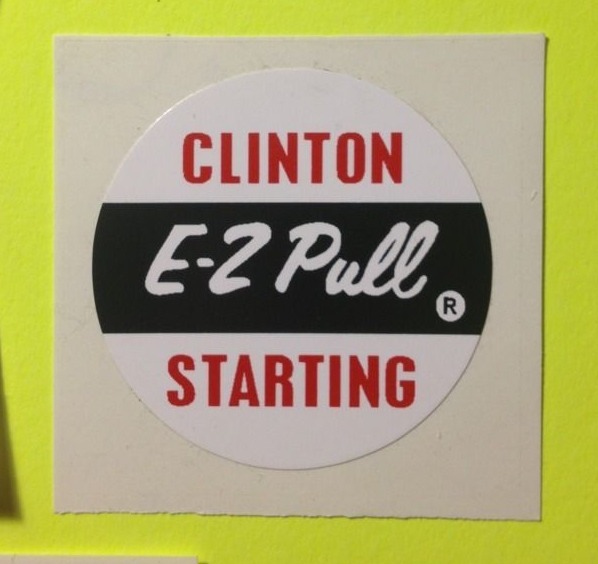 Clinton engine decal set 4 Cycle 4-hp E-Z Pull Anvil Set 3 | eBay