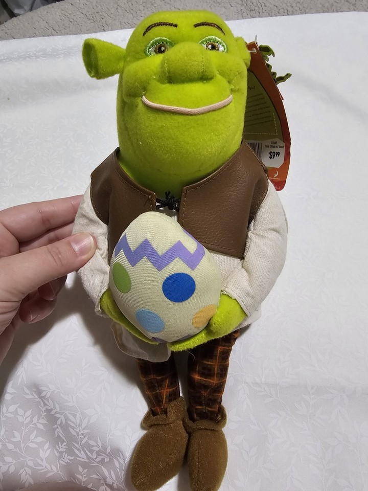 Shrek 2 Plush 2004 Holding Easter Egg | eBay