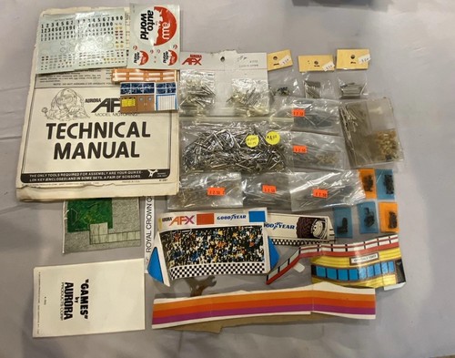 AFX Aurora Slot Car Lot Locks & Joiners Decals Manual More | eBay