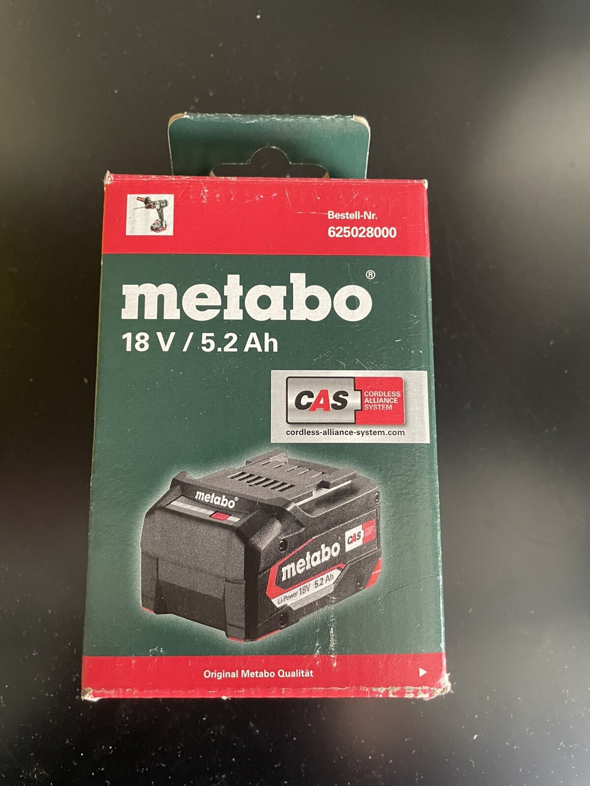 Metabo 18V 5.2Ah Li-Ion Battery (625028000) for sale online | eBay