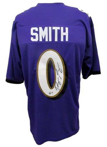 Roquan Smith Autographed Custom Football Jersey Baltimore Ravens ...