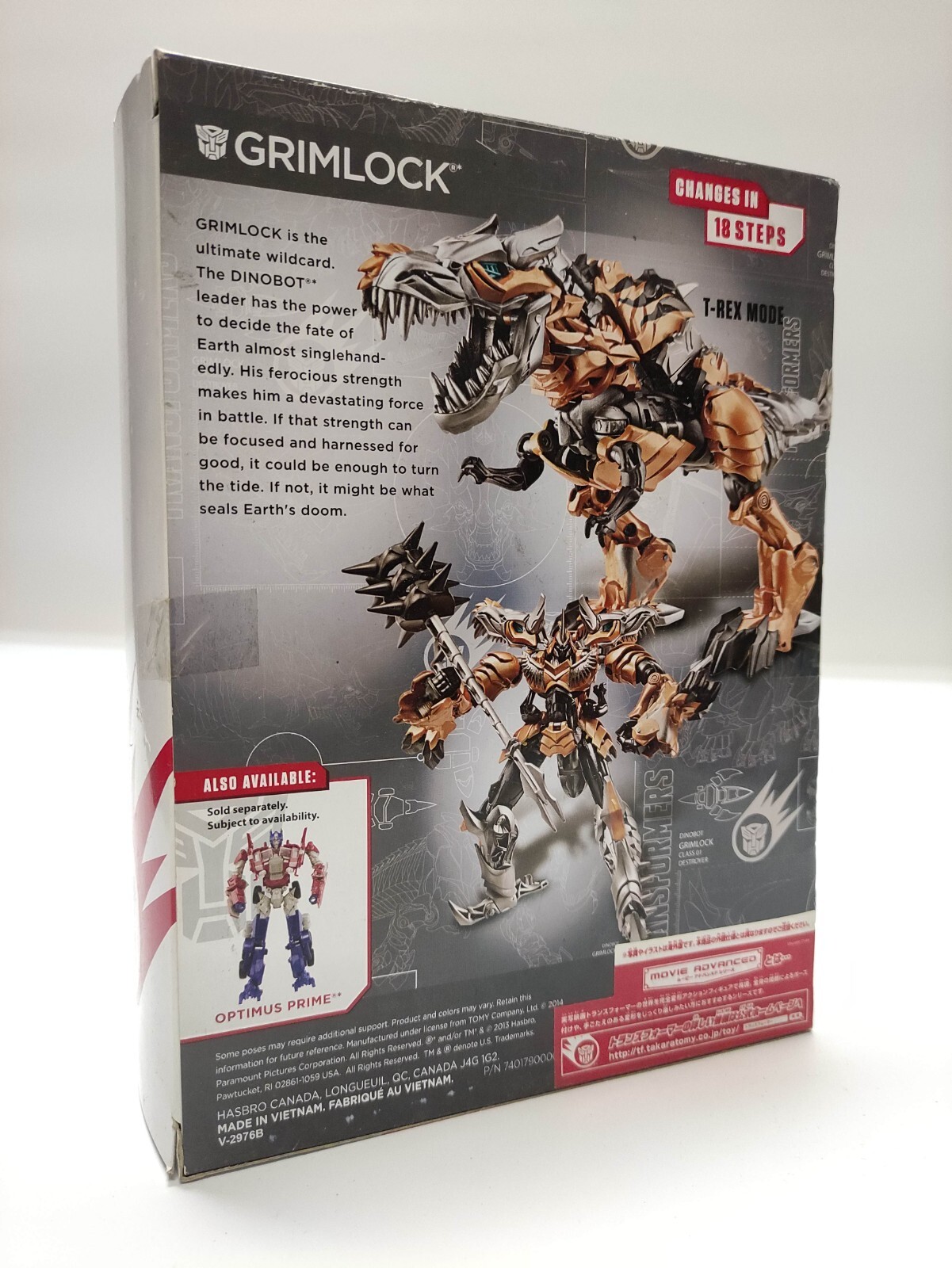 Takara TOMY Transformers Movie Advanced Series AD03 Grimlock Action ...