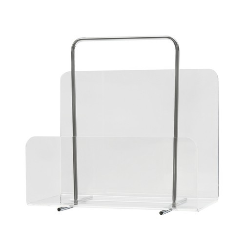 Clear Acrylic Magazine Holder Office Desktop Magazine Books Display ...
