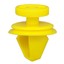 10 FOR JAGUAR Rocker Moulding Retainer Clips C2D5807 Yellow Nylon | eBay