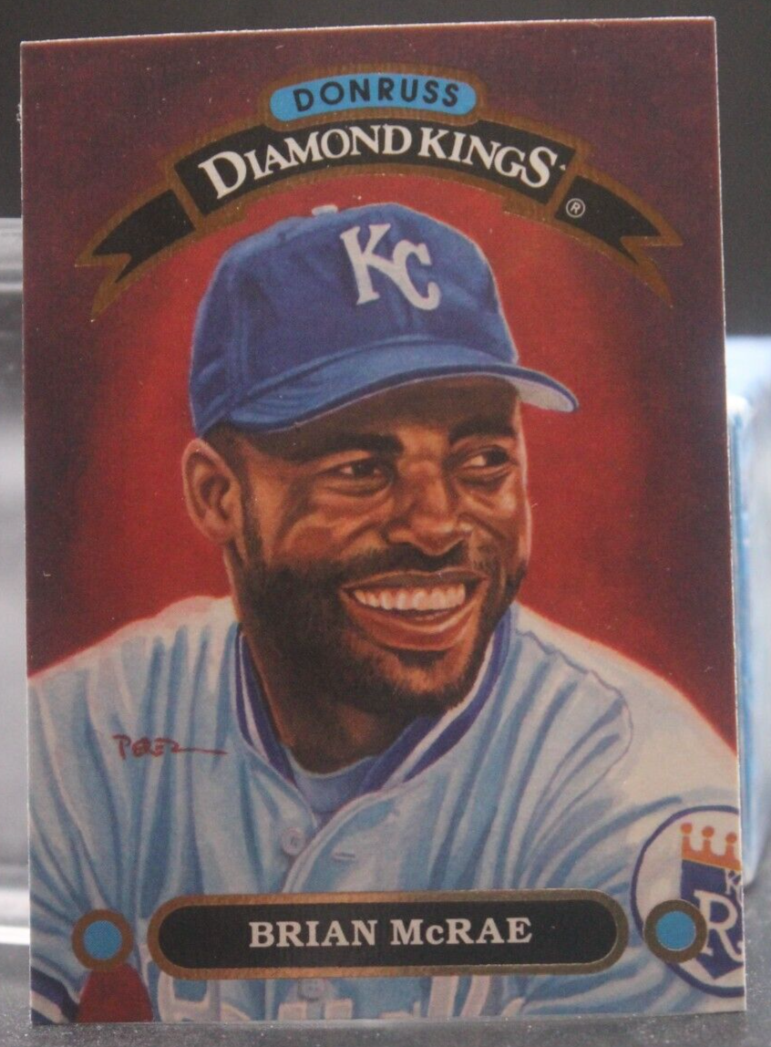 Brian McRae (Royals) - 1992 Donruss Diamond Kings #DK16 | eBay