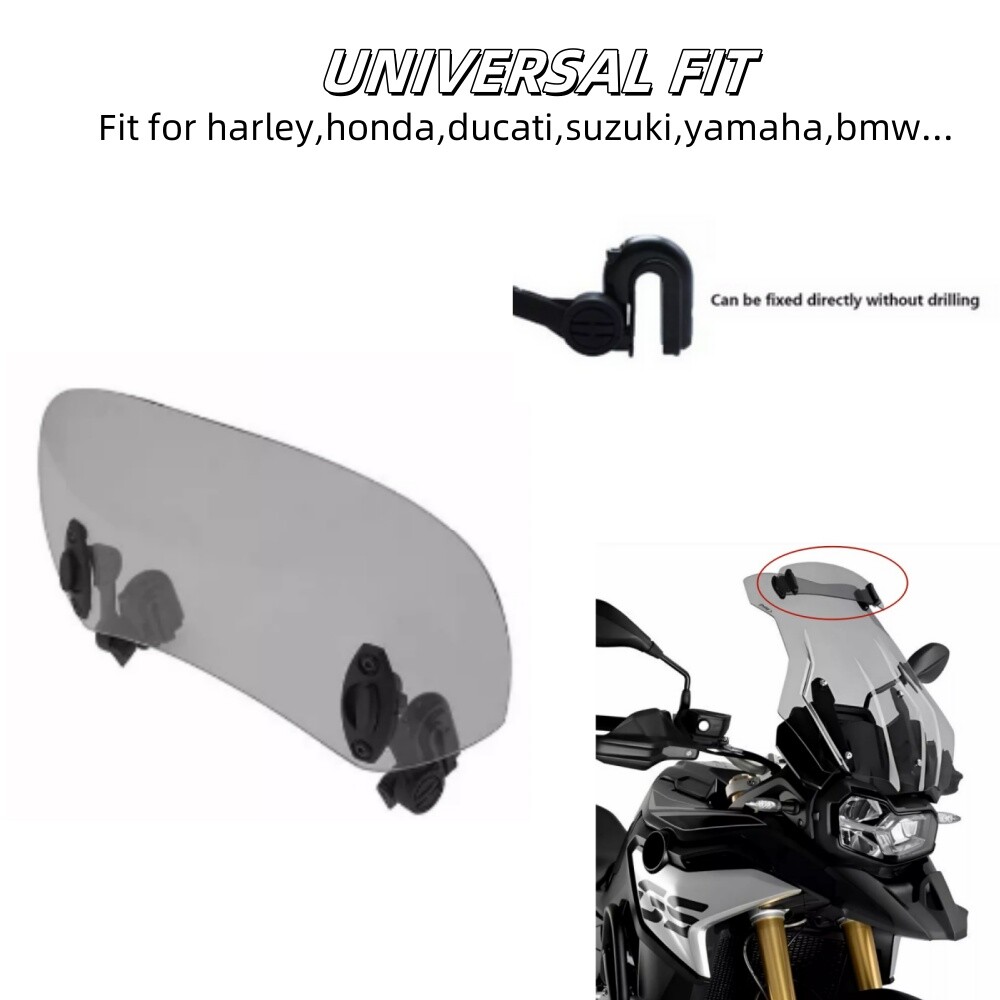 Motorcycle Windshield Air Deflectors