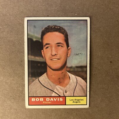 1961 Topps Baseball Bob Davis Los Angeles Angels Card #246 | eBay