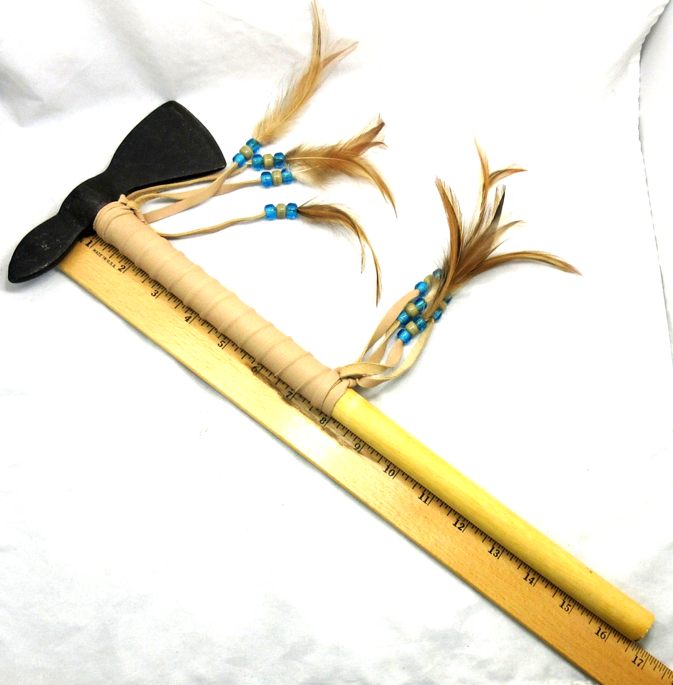 Native American War Club, Cherokee Made, Battle Axe, Tomahawk, COA, #18 ...