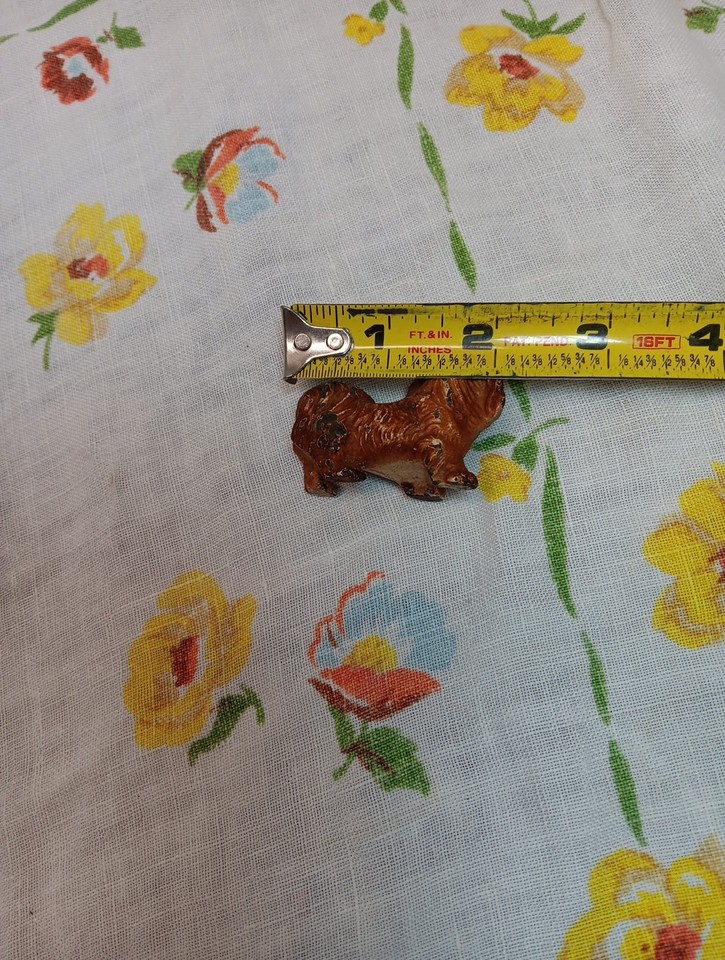 Antique HUBLEY Cast Iron PEKINGESE DOG SHIH TZU STATUE PAPERWEIGHT | eBay