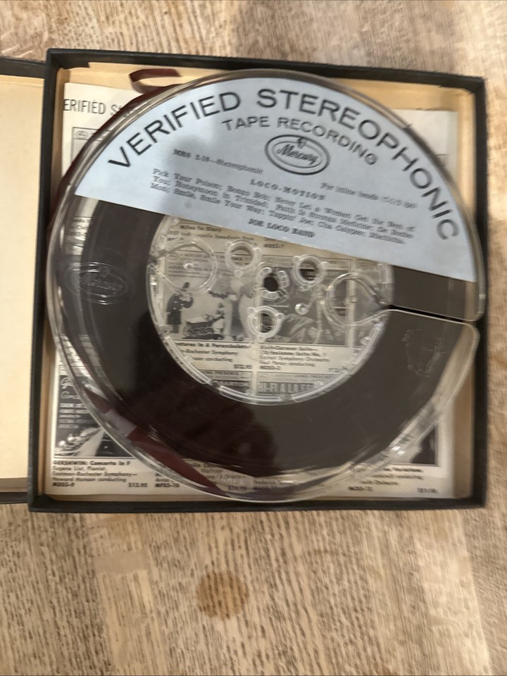 Reel To Reel JOE LOCO BAND Loco-Motion 1957 EARLY STEREO 7½ips Open ...