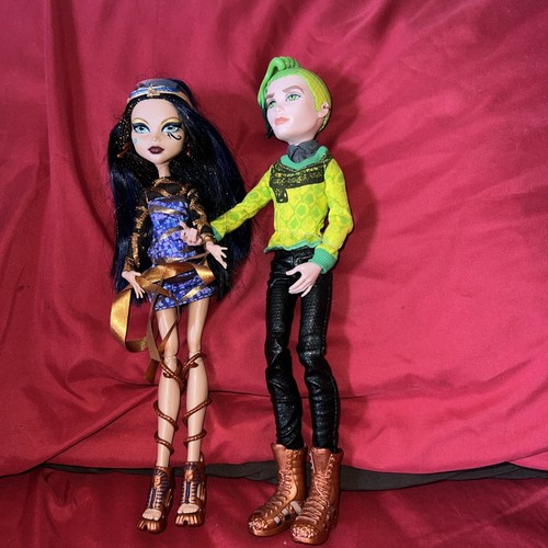Monster High Boo York Cleo de Nile & Deuce Gorgon Dolls Set 2008 Mattel ...