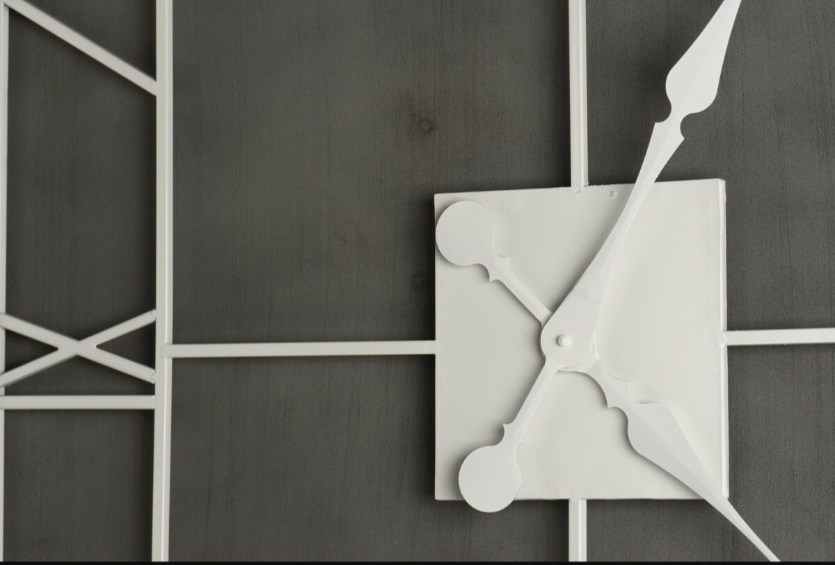 Extra Large Square Wooden Wall Clock 90cm x 90cm | eBay UK