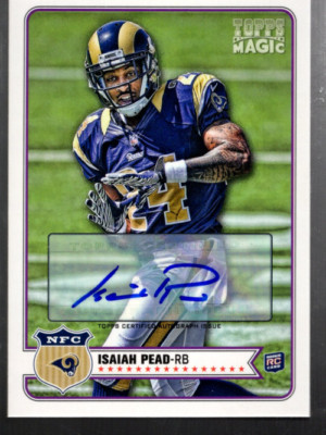 A6321- 2012 Topps Magic Autographs #194 Isaiah Pead Auto - NM-MT | eBay