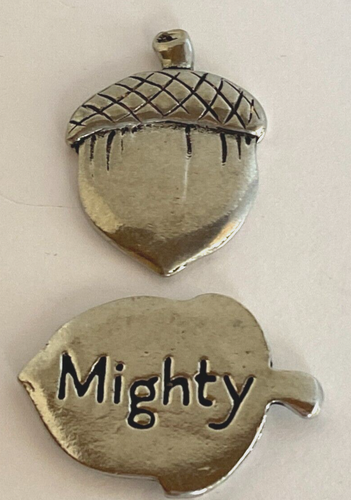 Basic Spirit Canada Handcrafted Pewter Token Charm ACORN "Mighty" | eBay