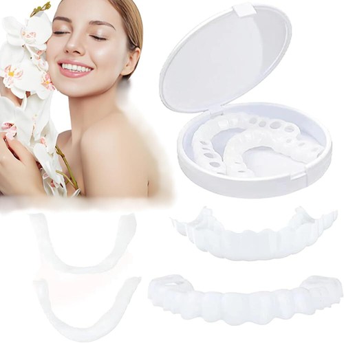 Snap on Smile Tooth False Teeth Denture Veneers Dental Tooth False Teeth Set 1pc | eBay