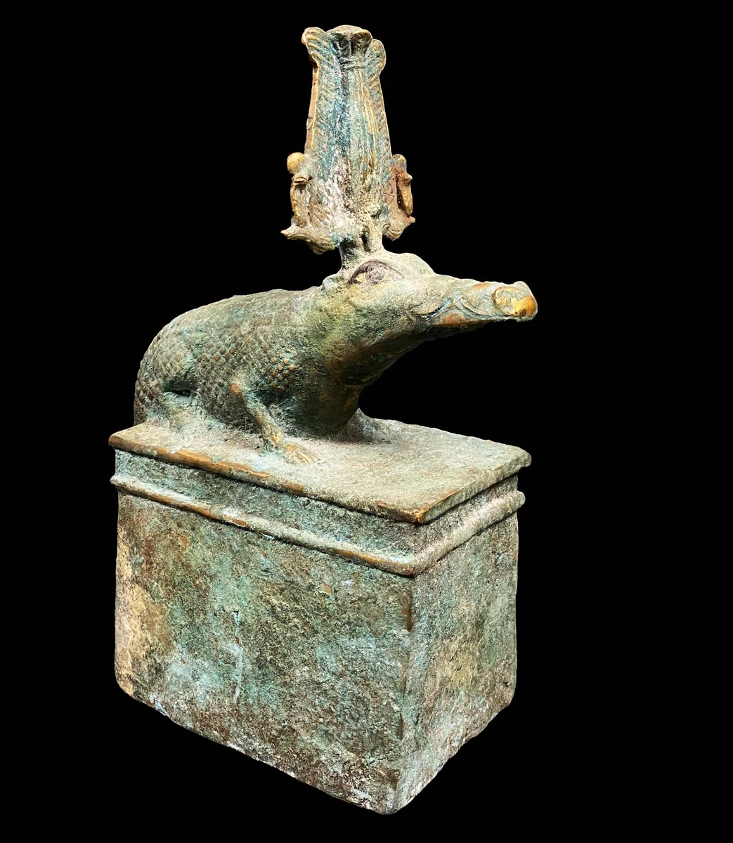 Sobek Egyptian God Statue