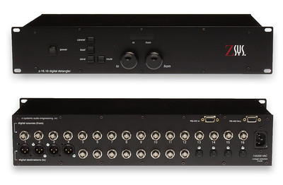 Z-Sys Z-16.16 Digital Detangler XLR BNC TOSlink SPDIF 4:8:4 Audio ...