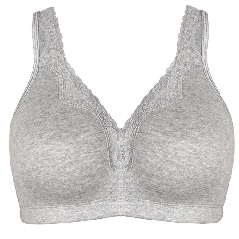 PLUS SIZE 36-54 AA-G Women Bra Lace Large Bosom Lingerie Wireless ...