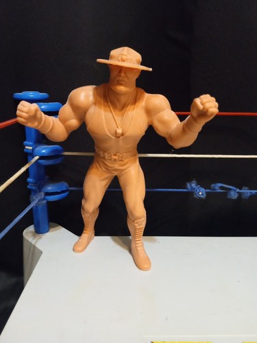 RUBBER LJN CUSTOM SGT SLAUGHTER Wrestling FULL SIZE Figure UNPAINTED | eBay