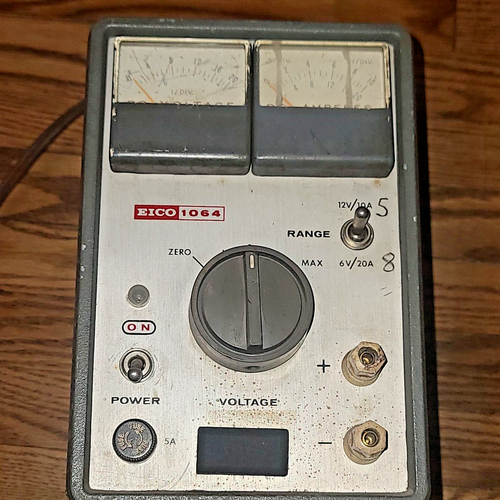DC BENCH POWER SUPPLY Eico 1064 Battery Eliminator and Charger | eBay