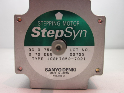 Sanyo Denki 103H7852-7021 Stepping Motor Step Syn with 30 day warranty ...