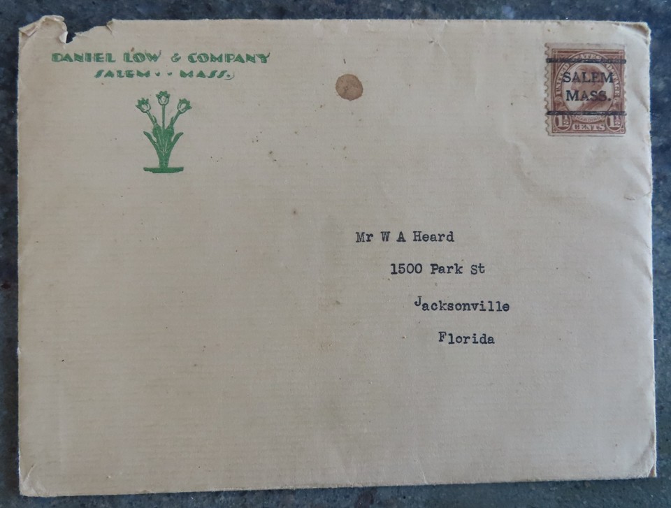 1920s Daniel Low & Co. Salem MA Mail Order Brochure w/ Order Form ...