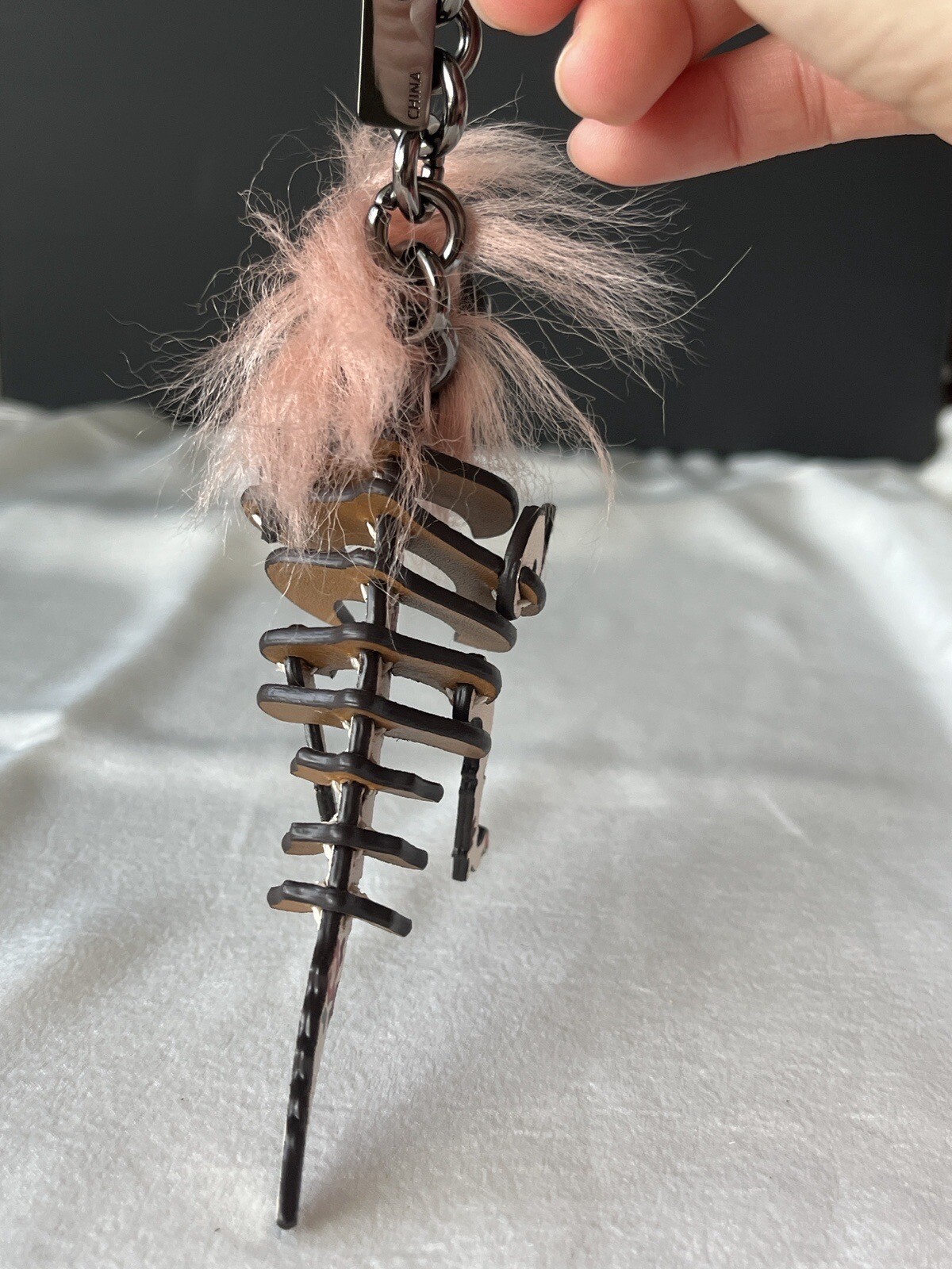 Coach Small Floral Printed Mohawk Rexy Bag Charm Keychain | eBay