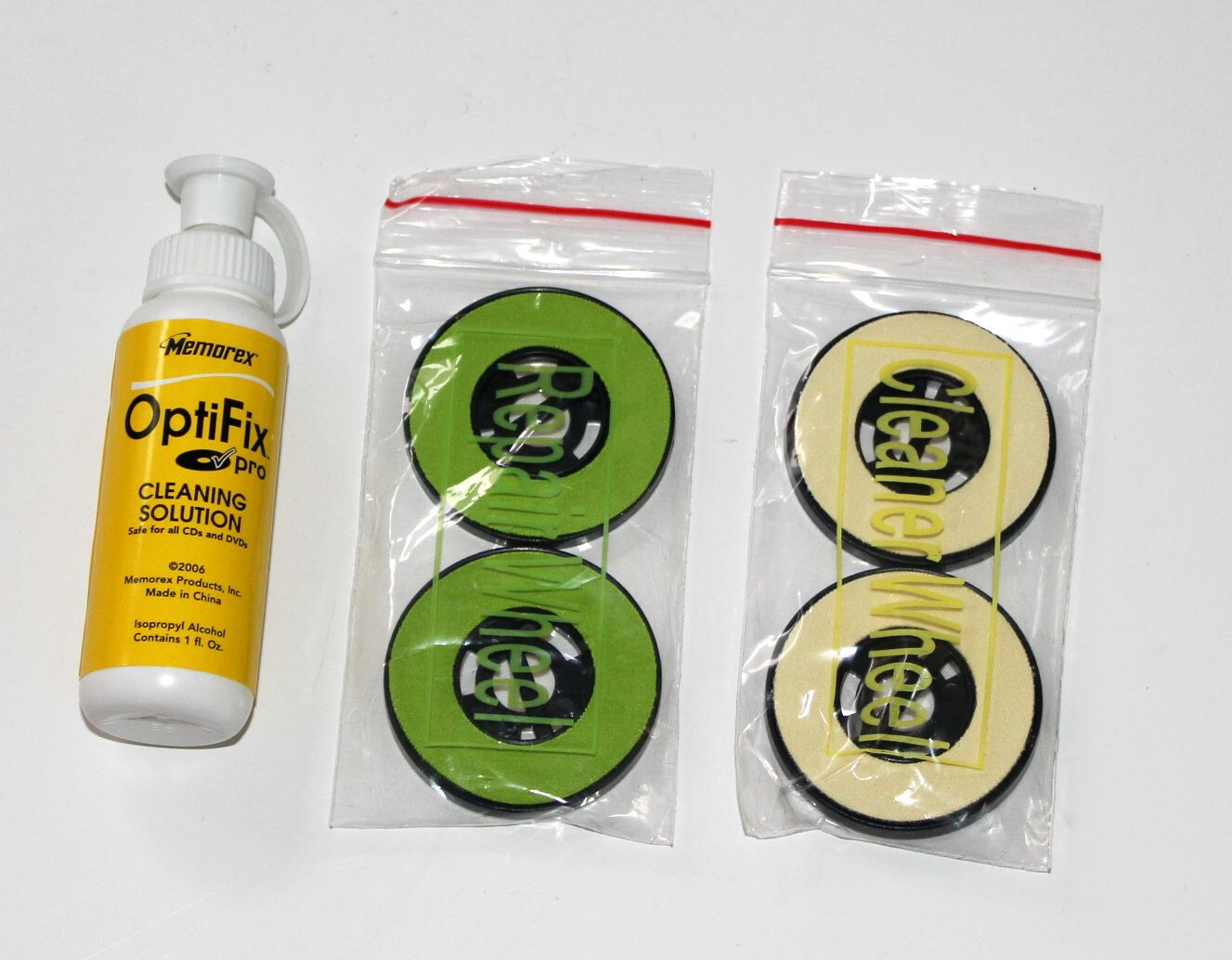 Memorex Optifix Pro Refill Kit Cleaning and Repair Wheel Pads ...