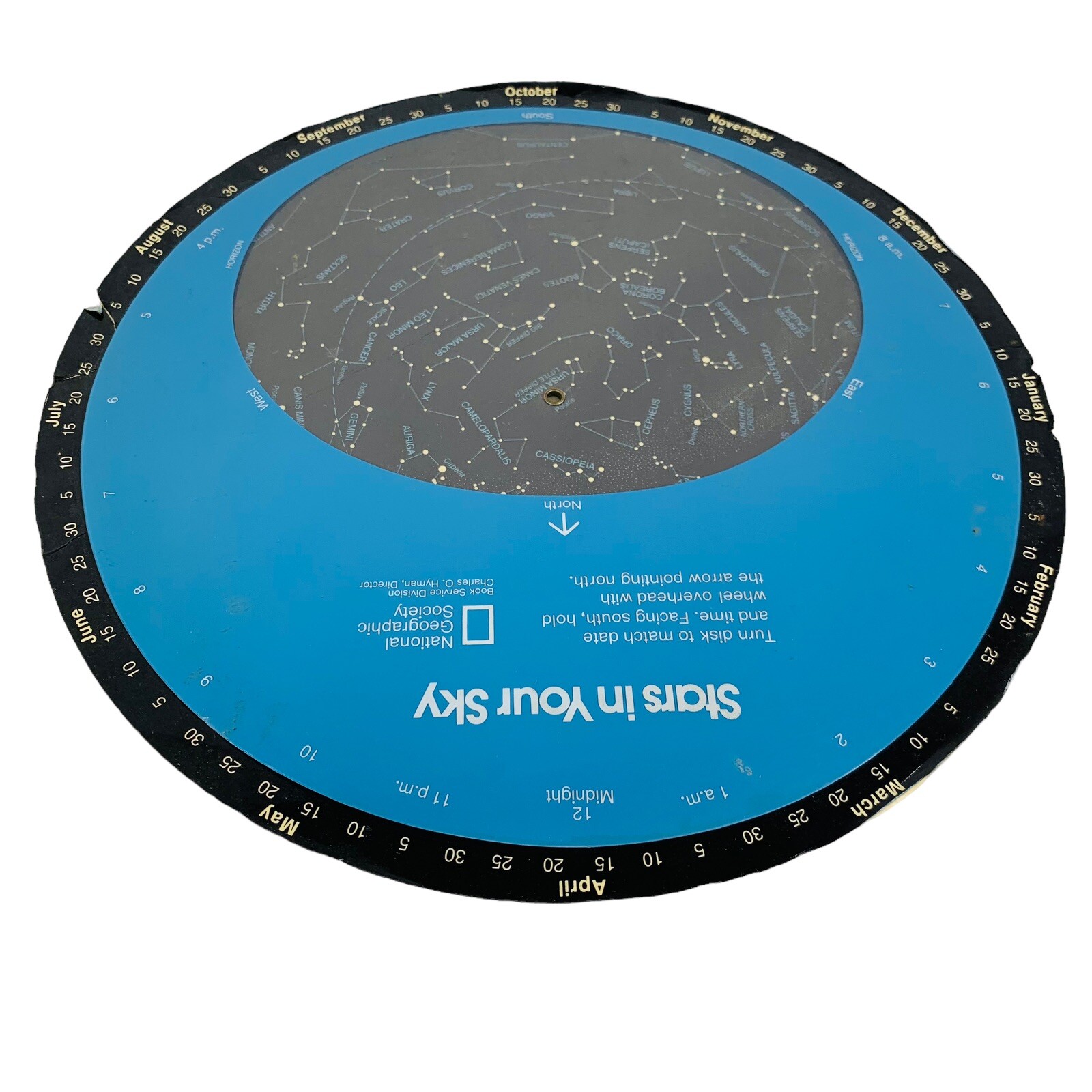National Geographic 1980 Star Wheel - Vintage Education Constellation ...