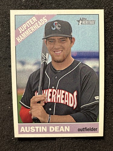 AUSTIN DEAN #31 2015 Topps Heritage Minor League Edition QTY Rookie ...