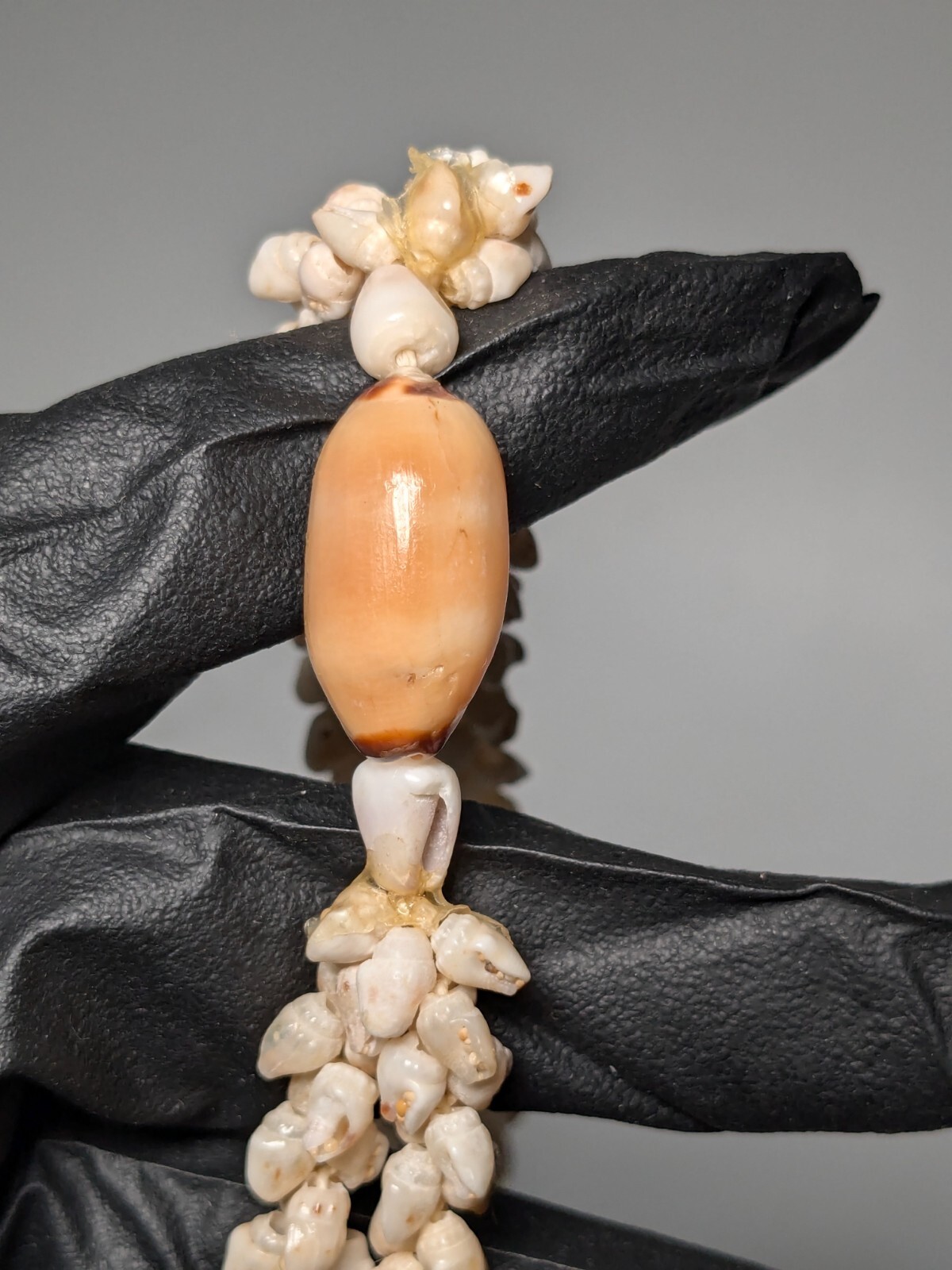Vintage Ni'ihau Shell Lei Pikake Necklace Long 2 Strand momi shells | eBay