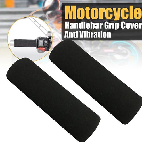 2Pcs Motorbike Motorcycle Anti Vibration Handle Bar Foam Comfort Slip ...