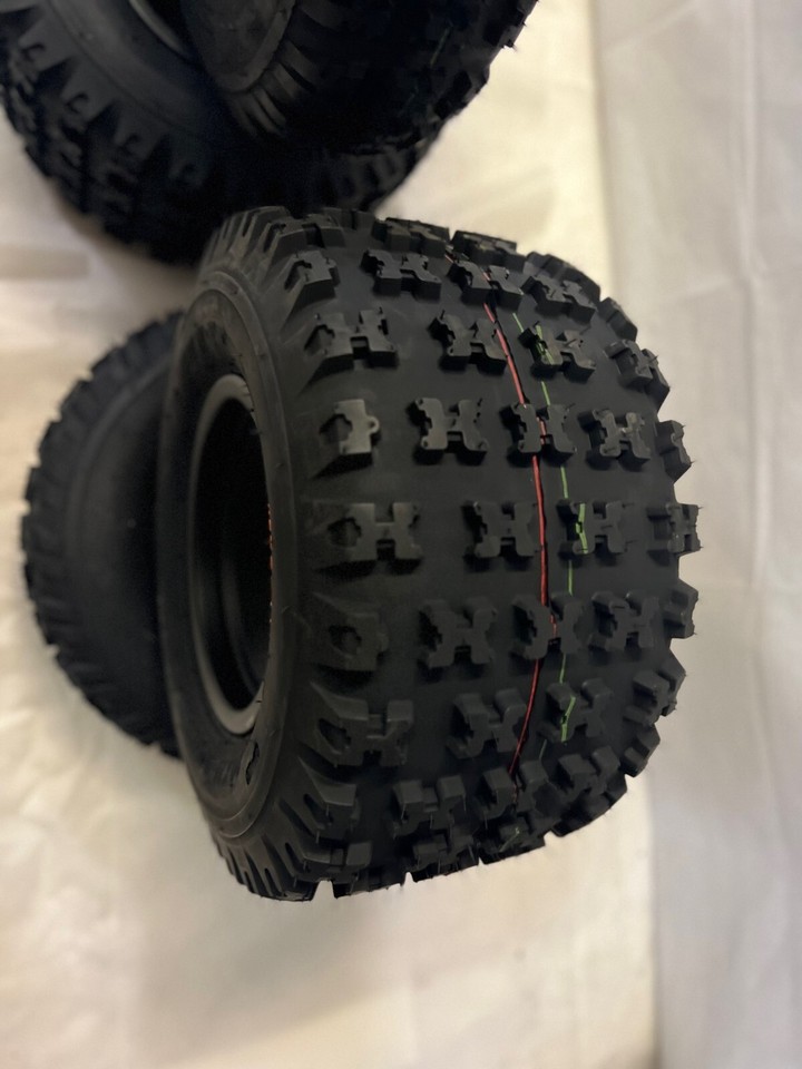 DWT A5 Black Front Rear Rims Wheels Sunf MX Tires TRX 450R 400EX 250R ...