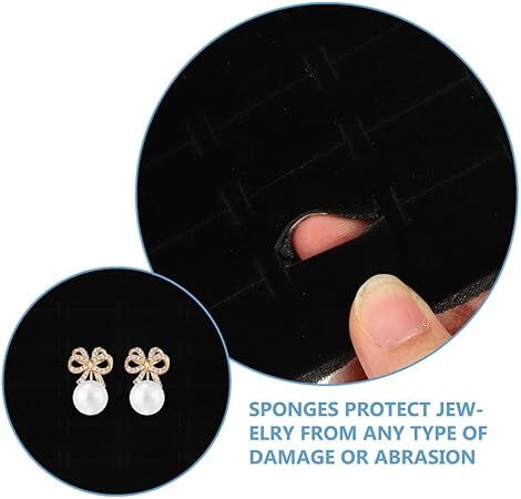 Earring Storage Box Liners Ring Holder Jewelry Box Inserts Jewelry S ...
