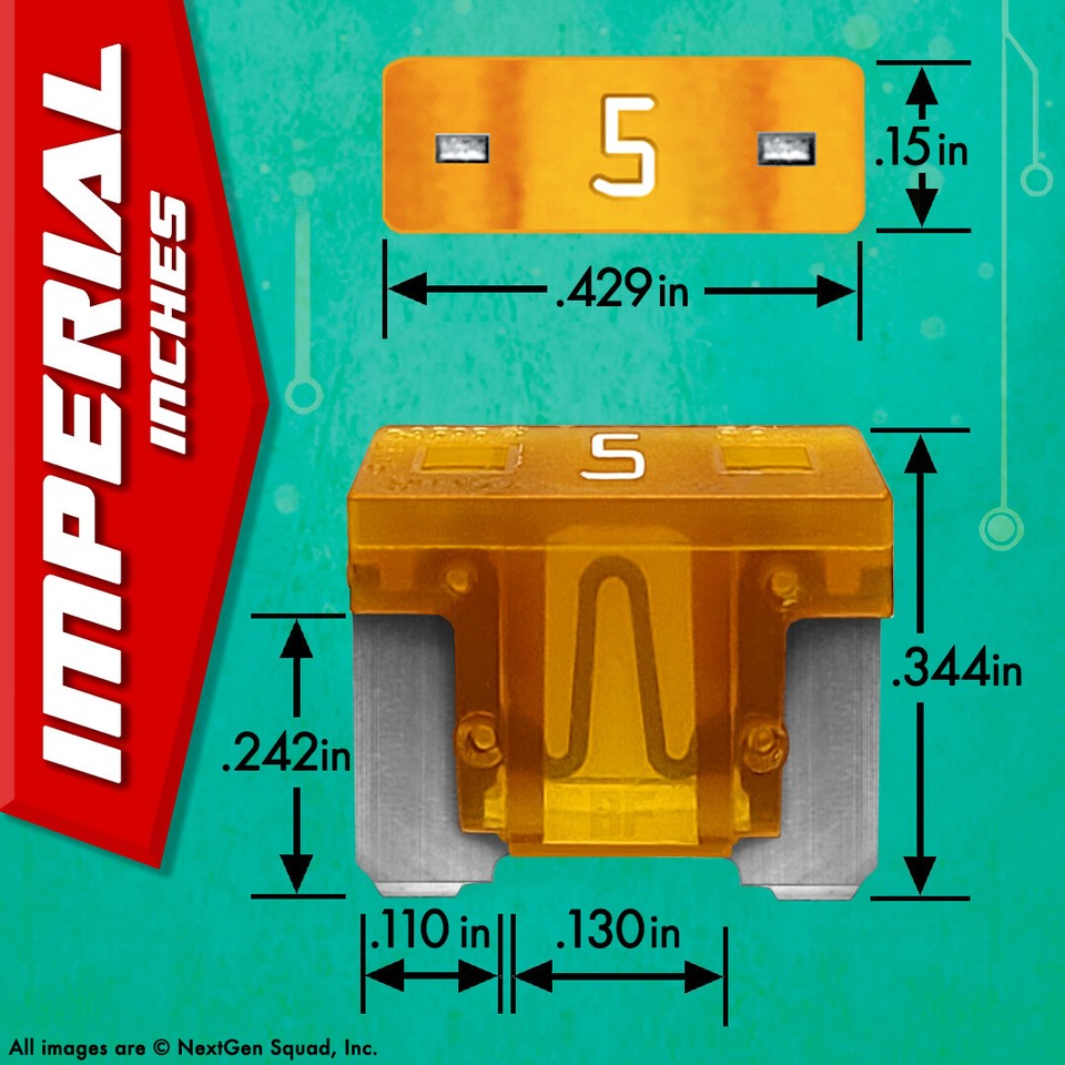 BioFuse® Add Circuit Low Profile Mini 12-AWG Fuse Taps: ASSORTED LP ...
