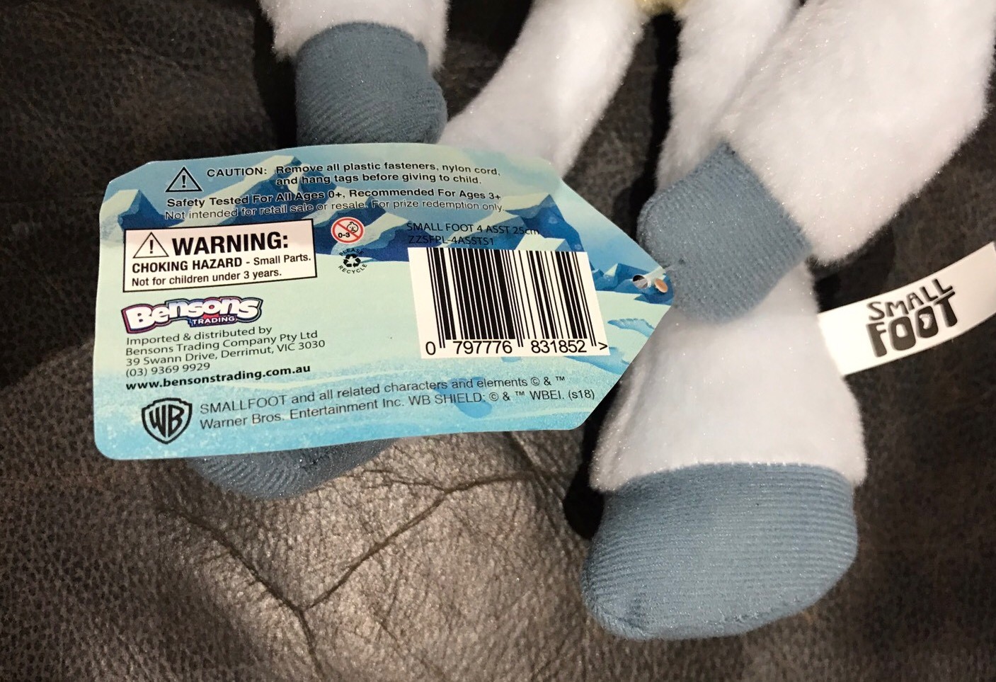 Genuine Smallfoot Small Foot Kolka Plush - 25cm Yeti Plush - Soft Toy ...