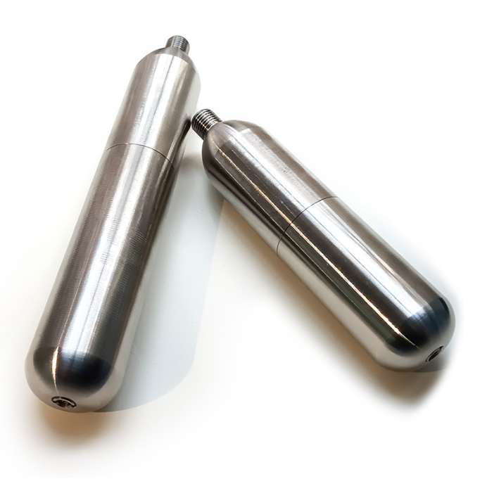 Refillable Co2 Cartridge 3/8-24UNF Threaded Rechargeable Reusable Gas ...