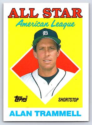 1988 Topps Alan Trammell ALL STAR #389 Detroit Tigers Baseball Card | eBay