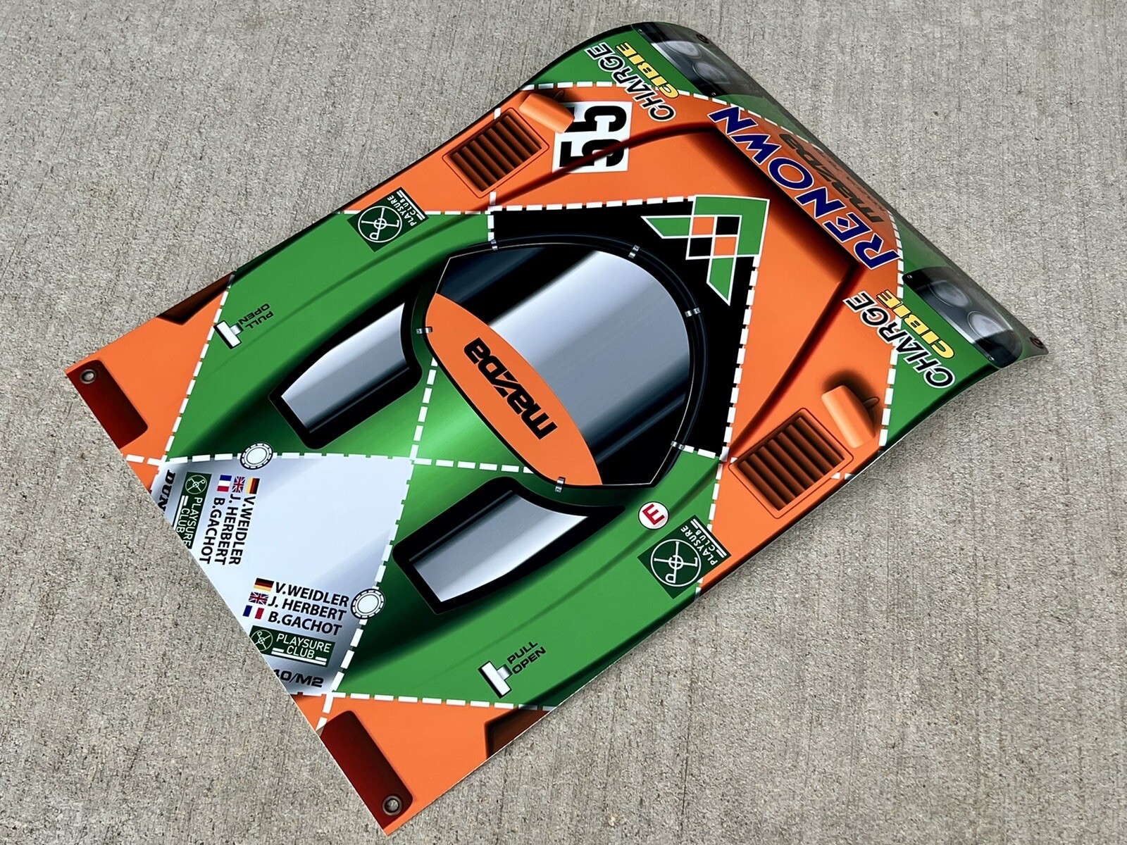 Mazda 787B Lemans Racing group C GTP MAZDASPEED Metal Sign 18 Inch ...