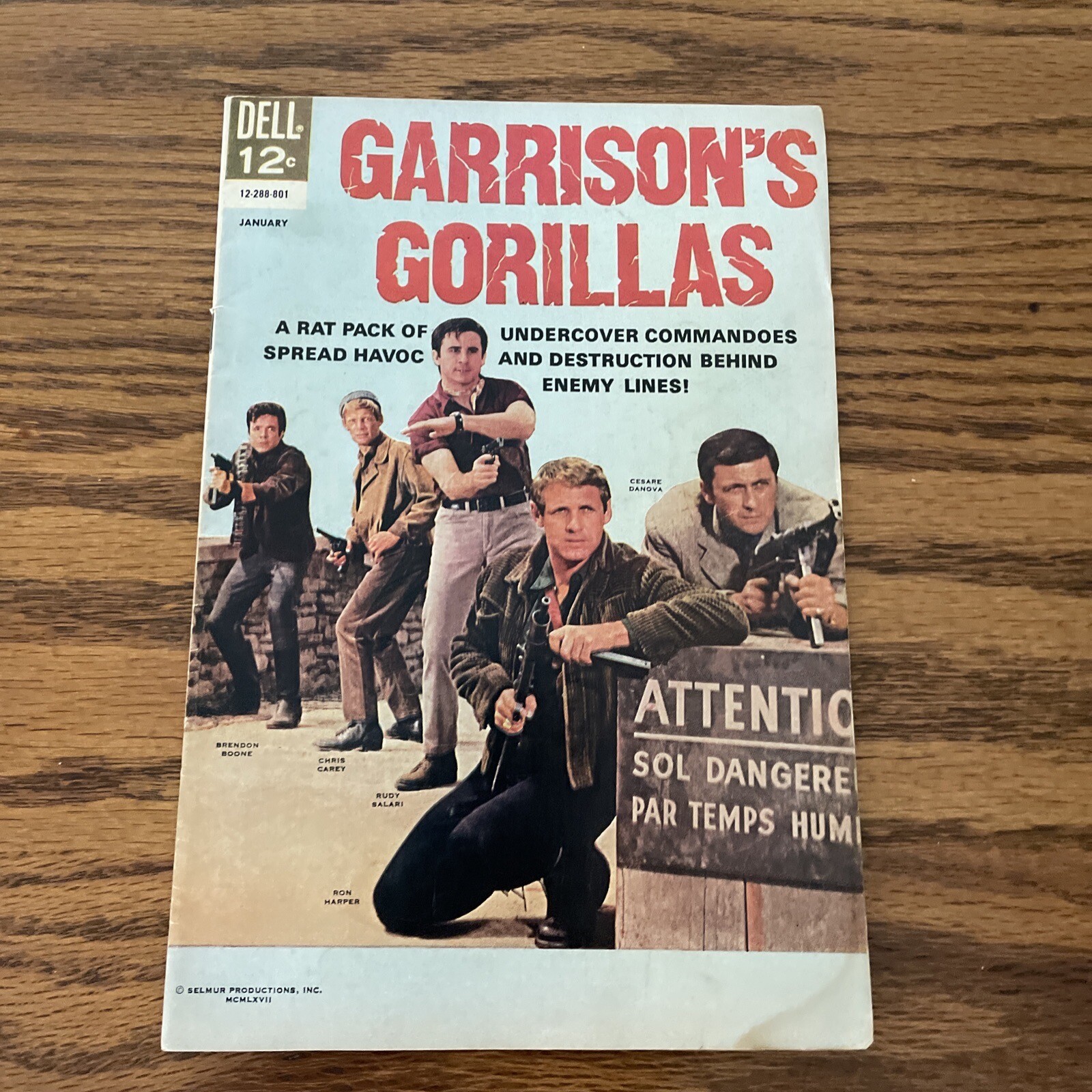 Garrison’s Gorillas #1 Dell Comics 1968 VG+ | eBay