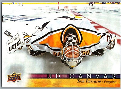 17-18 UPPER DECK UD CANVAS RETIRED STARS TOM BARRASSO #C251 PITTSBURGH ...