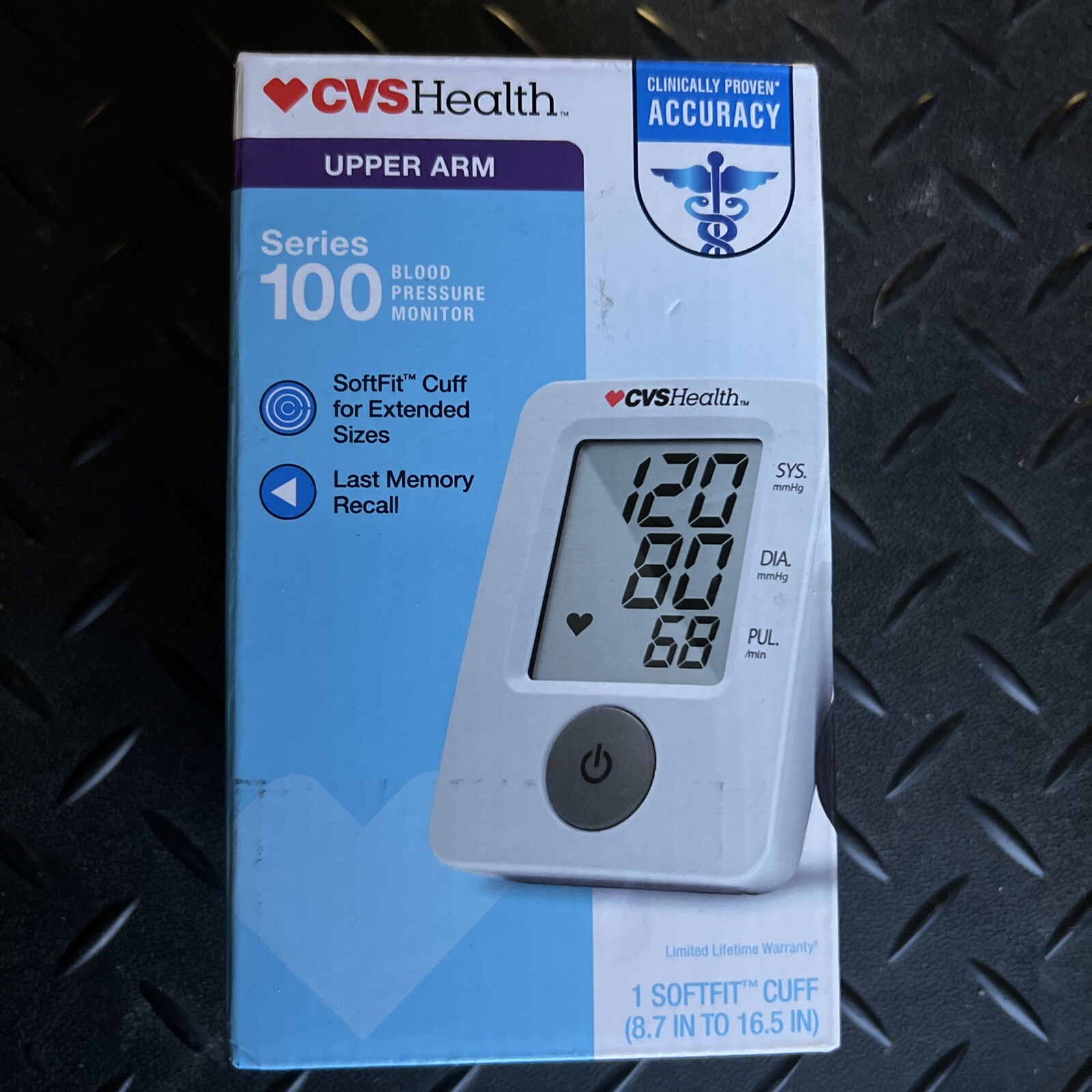 CVS Health Upper Arm Series 100 Blood Pressure Monitor - 8.7"-16.5 ...