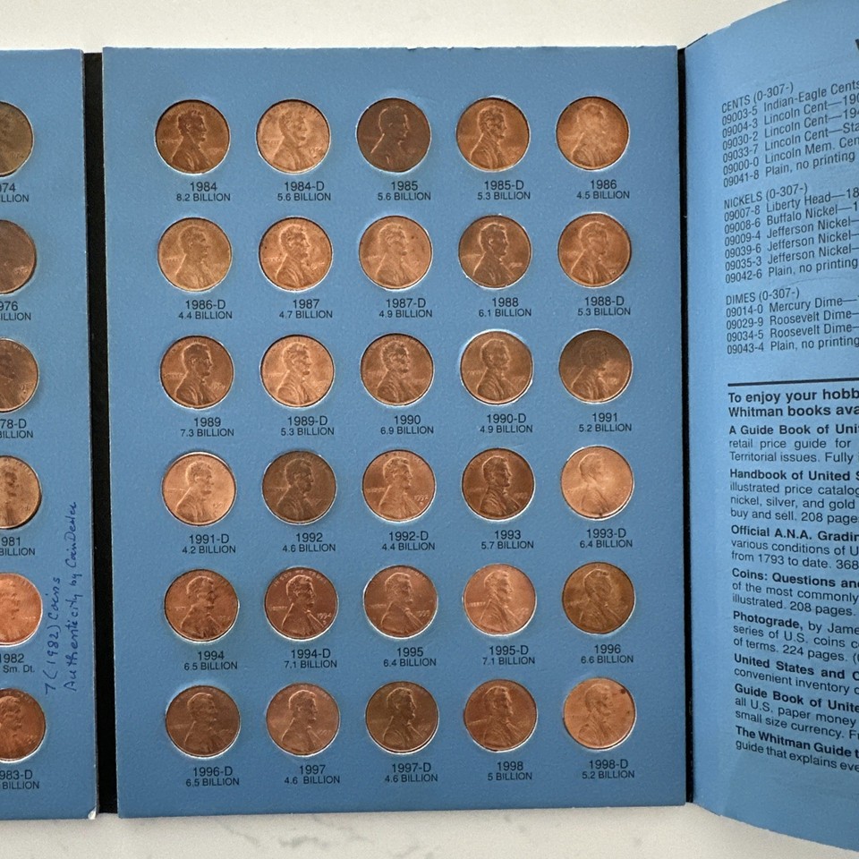 Lincoln Memorial Cents 90-Coin Collection 1959 - 1998 - Complete | eBay