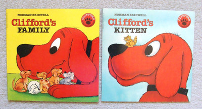 Two Clifford the Big Red Dog PB Books - Clifford's Family & Clifford's ...